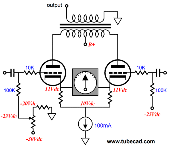 Cathode Bias with a Counstant Current Source